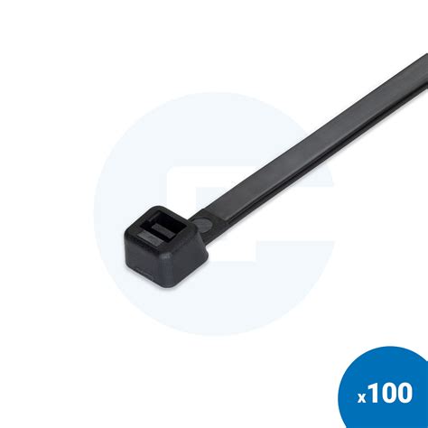 Black Polypropylene Cable Ties Pack Of 100