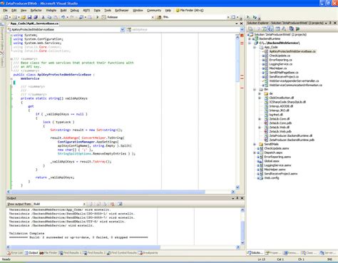 Unresolved Symbols Indicated Inside A Correctly Compiling Web Service