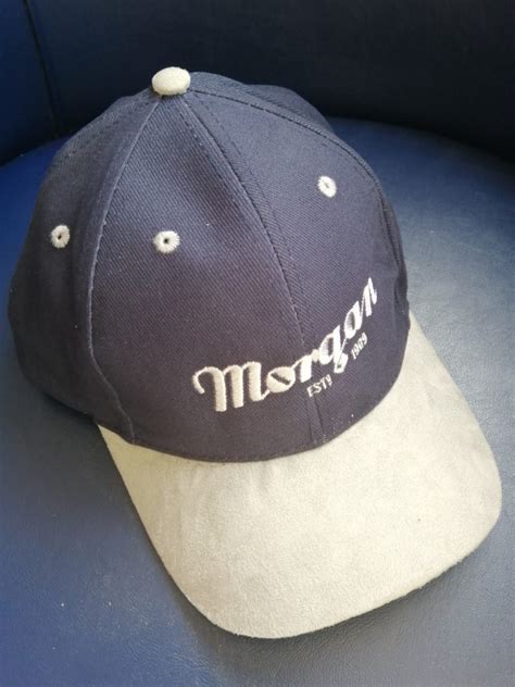 Morgan Cap Navy With Grey Peek “morgan 1909” Script Morgan Kent Morgan Cap Navy With Grey Peek “morgan 1909” Script Morgan Kent