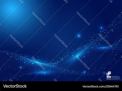 Blue Technology Wave Vector Images Over 100000
