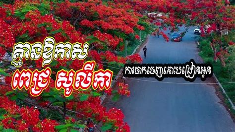 គ្មានឱកាស Lyrice ពេជ្រ សូលីកា Youtube
