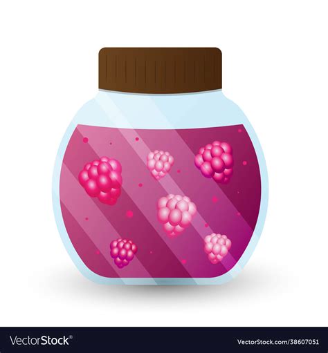 A Jar Jam Royalty Free Vector Image VectorStock
