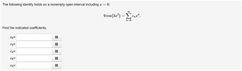 solved the following identity holds on a nonempty open
