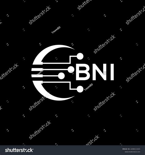 Logo De Bni Carta De Fondo Vector De Stock Libre De Regalías