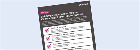 5 steps to building a multilingual strategy