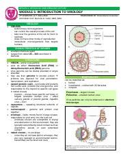 MYCV LEC MIDTERM MERGED Pdf MYCV MYCOLOGY AND VIROLOGY LECTURE MODULE INTRODUCTION TO