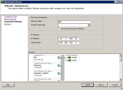 Configurare Vmware ESX Per Accedere A Share Windows In WMFS
