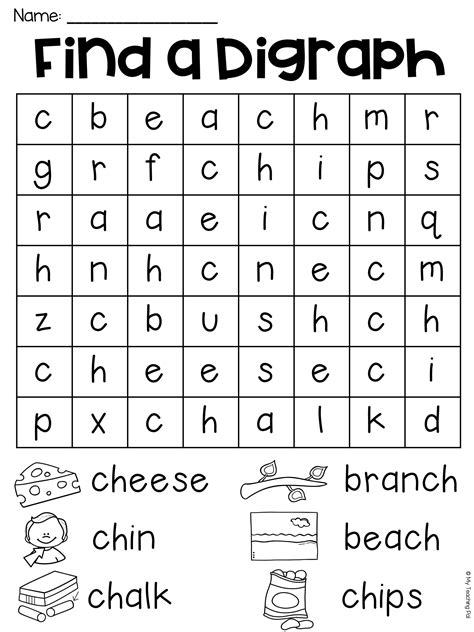 Digraphs Worksheets