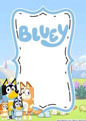 Portadas De Bluey Para Cuadernos