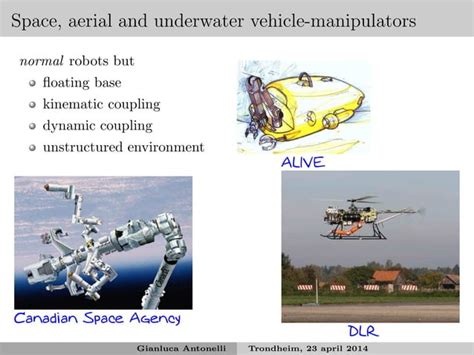 Control Problems For Floating Base Manipulators Ppt