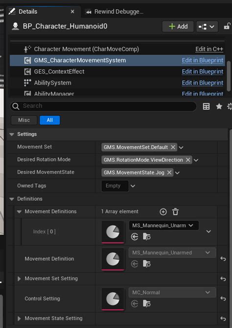 Qanda And Trouble Shooting Unreal Engine Generic Movement System Yuewus Coding Journey