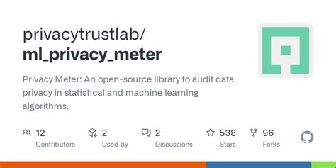 Github Privacytrustlab Ml Privacy Meter Privacy Meter An Open