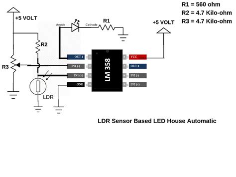 alarm circuit using ldr module