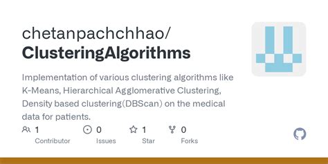 GitHub Chetanpachchhao ClusteringAlgorithms Implementation Of Various Clustering Algorithms