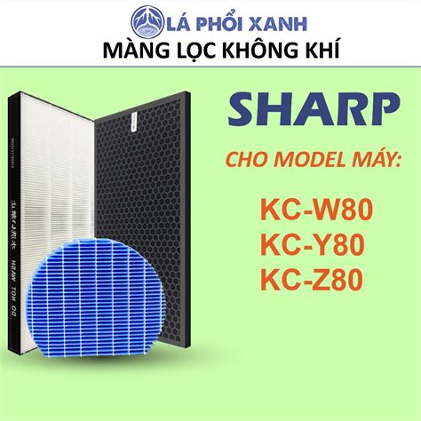Màng Lọc Không Khí Sharp Kc W80 Y80 Z80 Màng Lọc Hepa Sharp Màng Lọc