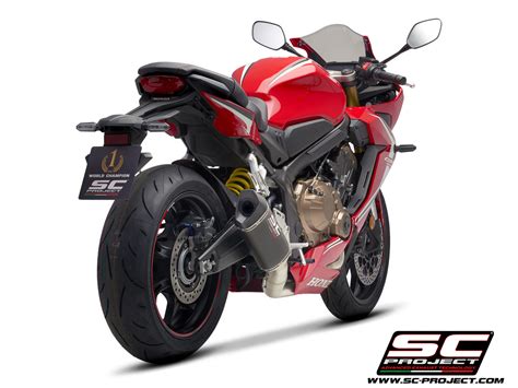 Honda Cbr650r 2019 2020 Full Exhaust System 4 1 With Sc1 M Muffler