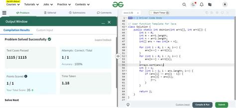 Aman Pathak On Linkedin Coding Geeksforgeeks Java Dailychallenge