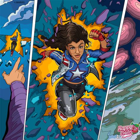 Happy Color America Chavez By The Mind Controller On Deviantart
