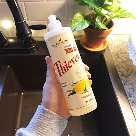 Thieves Dish Soap Hack Healthy Options Dish Soap Young Living Oils