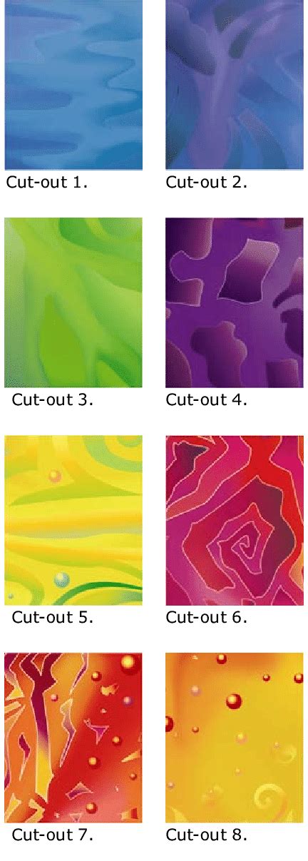 The Cut Outs Representing Different Parts Of The Circle Download Scientific Diagram