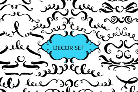 Flourish And Decor Set Graphic By Katya Bogina · Creative Fabrica