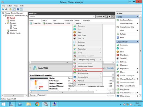 Hyper V Failover Cluster Ek Açıklamalar Mustafa Sabri OĞuz