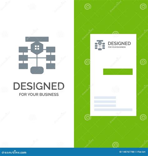 Flowchart Flow Chart Data Database Grey Logo Design And Business