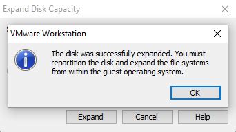 Increase Virtual Machine S Hard Disk Space On VMware Workstation Dimitris Tonias