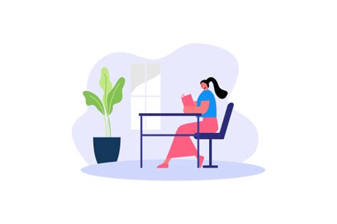 Woman Reading Book Concept Illustration Graphic By 2qnah · Creative Fabrica