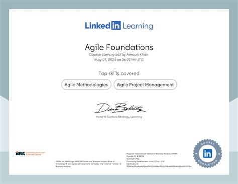 Amaan Khan On Linkedin Certificate Of Completion