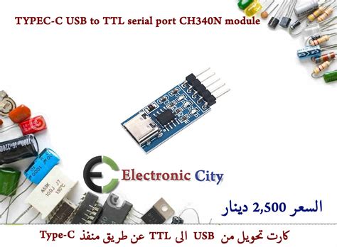 Typec C Usb To Ttl Serial Port Ch340n Module U12 12269 Or 12241 Electronic City المدينة
