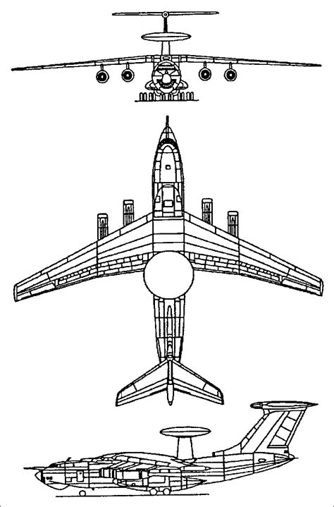 Ilyushin Berijev A 50 Aew Plane