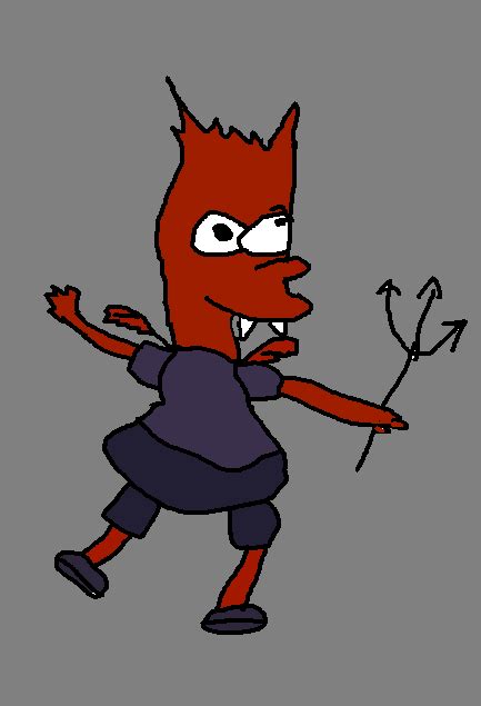 Devil Bart By Robanator On Newgrounds