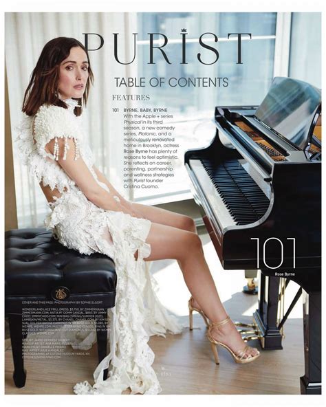Rose Byrne For The Purest Magazine Summer 2023 Hawtcelebs