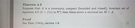 solved theorem 4 3 suppose that a is a nonempty compact
