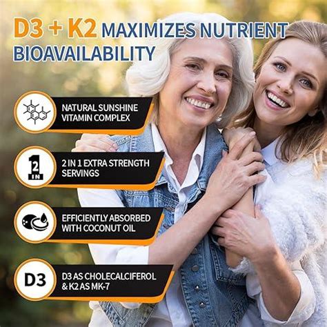 Hiplus Vitamin D3 10000 Iu K2 Mk 7 200 Mcg 300 Softgels With