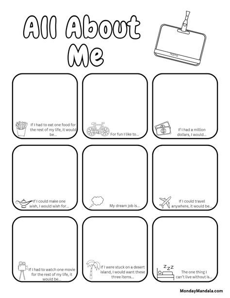 30 All About Me Worksheets Free Pdf Printables Worksheets Library