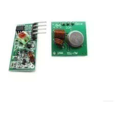 5 X Módulo Rf Transmissor Receptor 433mhz Am Arduino Pic Av
