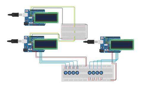Circuit Design I2c Multi Device Tinkercad