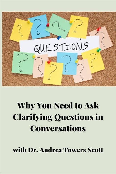 why you need to ask clarifying questions in conversations