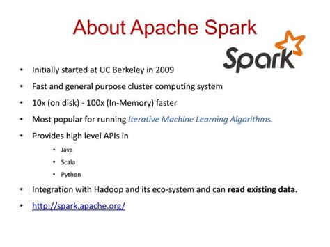 Introduction to Apache Spark | PPTX | Cloud Computing | Internet