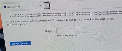 Solved Caught Warning In The Question Code Undefined