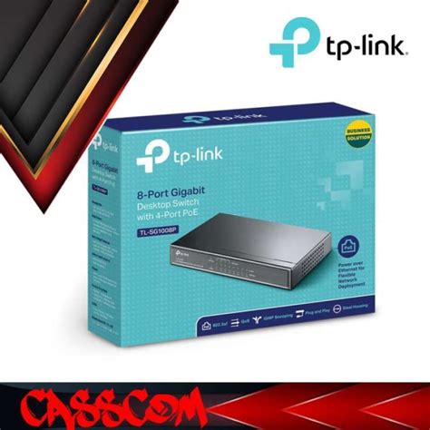Jual Tp Link Tl Sg P Port Gigabit Desktop Switch With Port Poe Di Seller New Vision