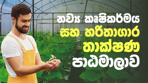 Greenhouse Technology And Modernized Agriculture Training හරිතාගාර තාක්ෂණය නිවැරදිව ඉගෙනගමු