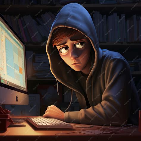 Premium Photo The Enigmatic Hacker Unmasking Secrets In The World Of Pixar