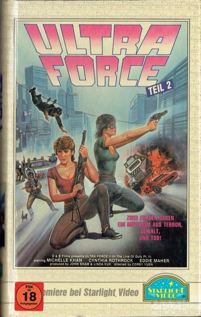 Fsk 18 Vhs Videokassette Ultra Force 2 Michelle Khan Cynthia