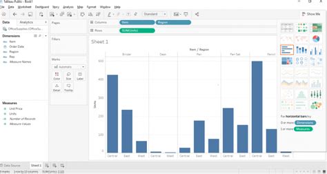 Stacked Bar Chart In Tableau Stepwise Creation Of Stacked Bar Chart