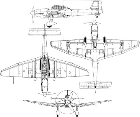Junkers Ju 87 Blueprint Download Free Blueprint For 3d Modeling