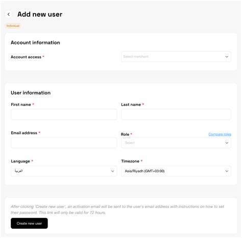 adding a new user