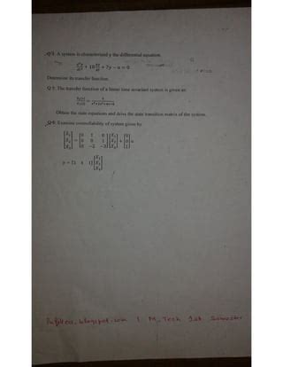 Non Linear And Adaptive Control System JAN 2014 PDF Education